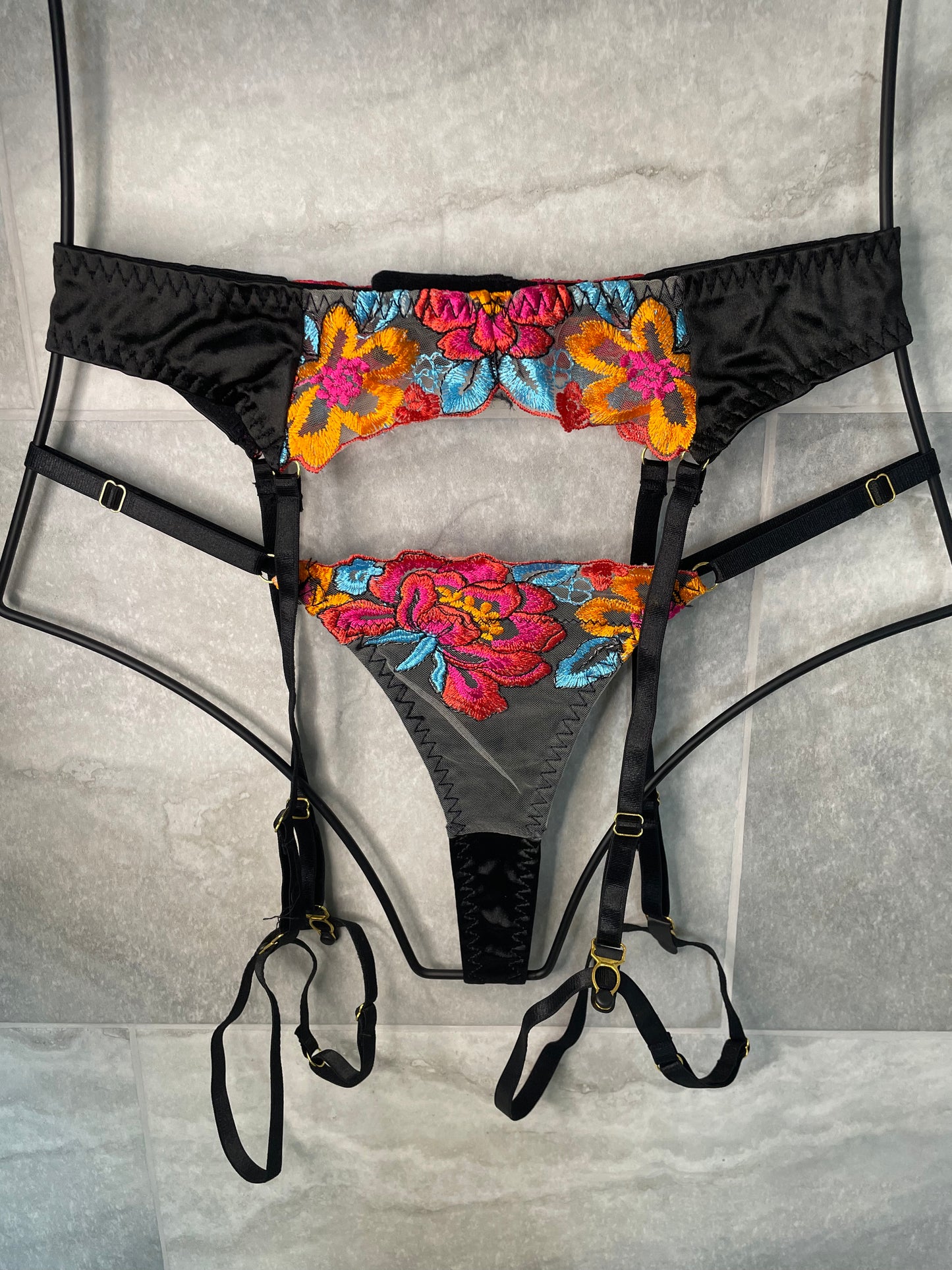 EVA set in Black – Lingerie.doll